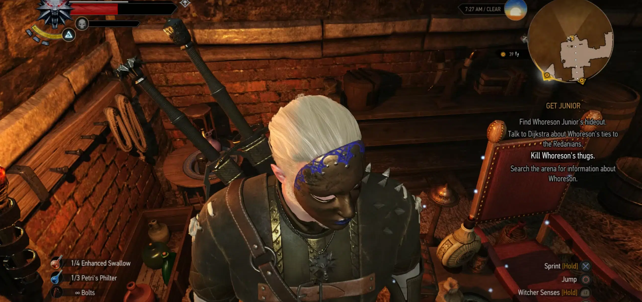 The Witcher 3 - Get Junior: (Search Arena) Igor's Key, "Message From ...