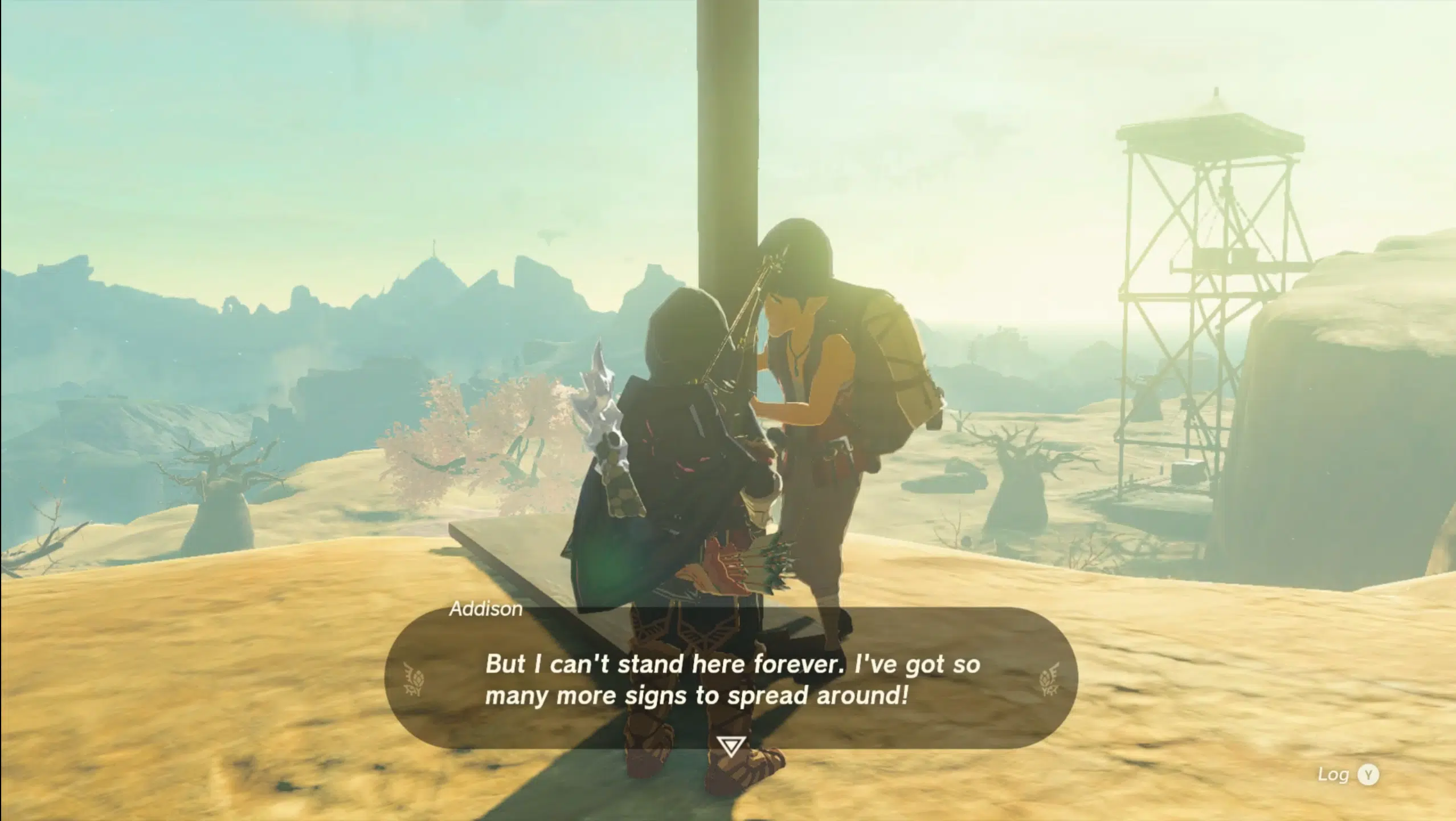 The Legend of Zelda: Tears of the Kingdom - Geruda Desert: Help Addison ...