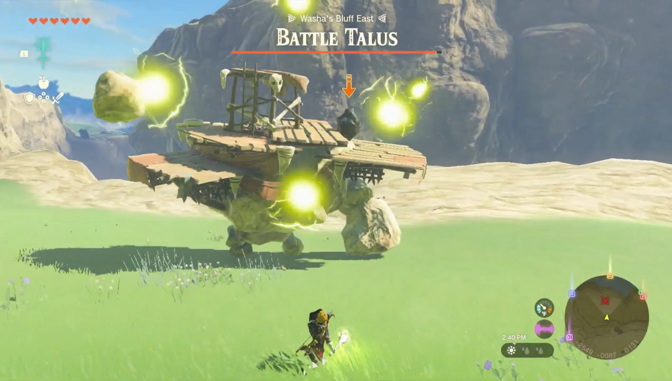 The Legend of Zelda: Tears of the Kingdom - Battle Talus Boss Fight at ...