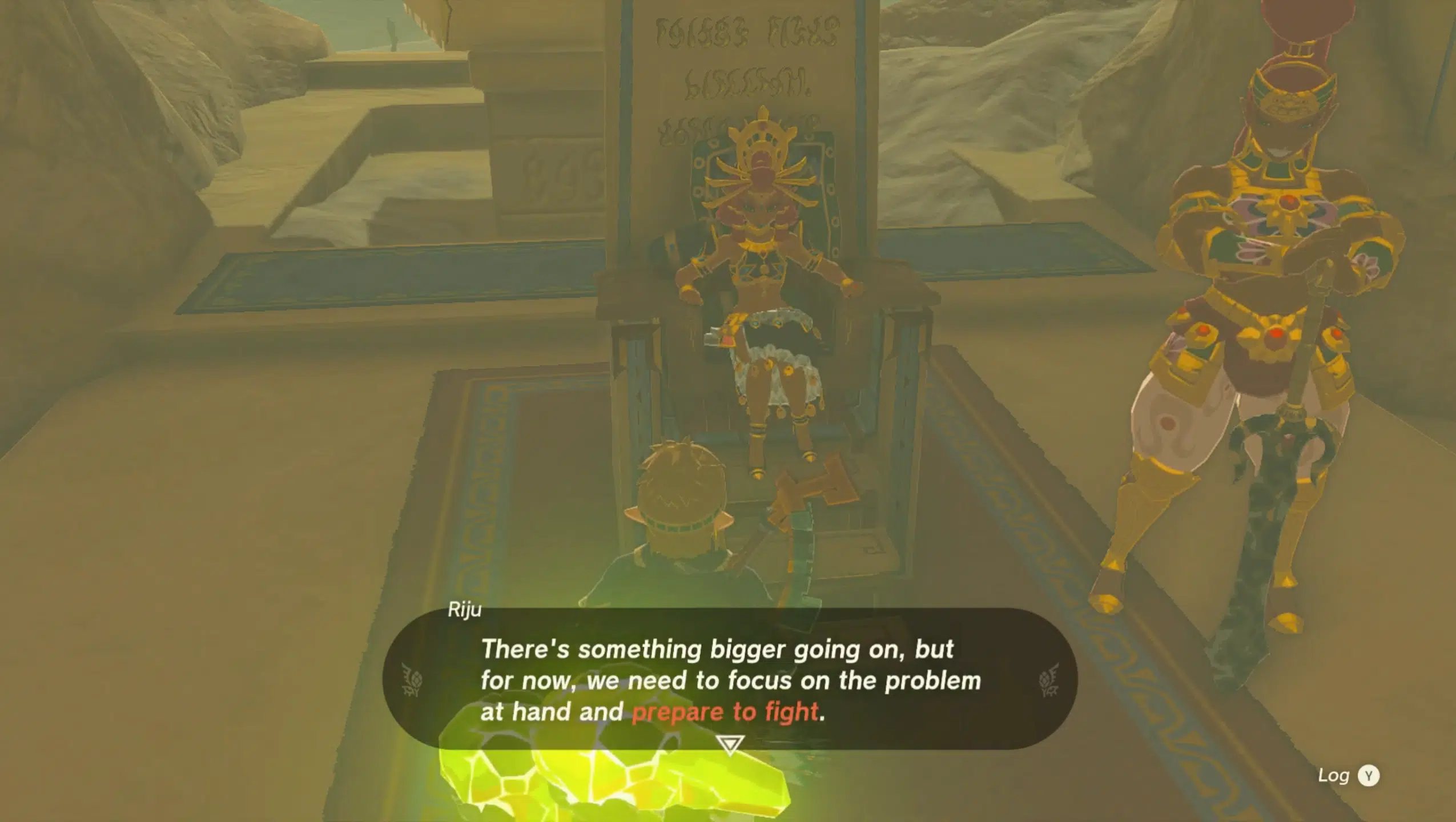 The Legend of Zelda: Tears of the Kingdom - Riju of Gerudo Town ...