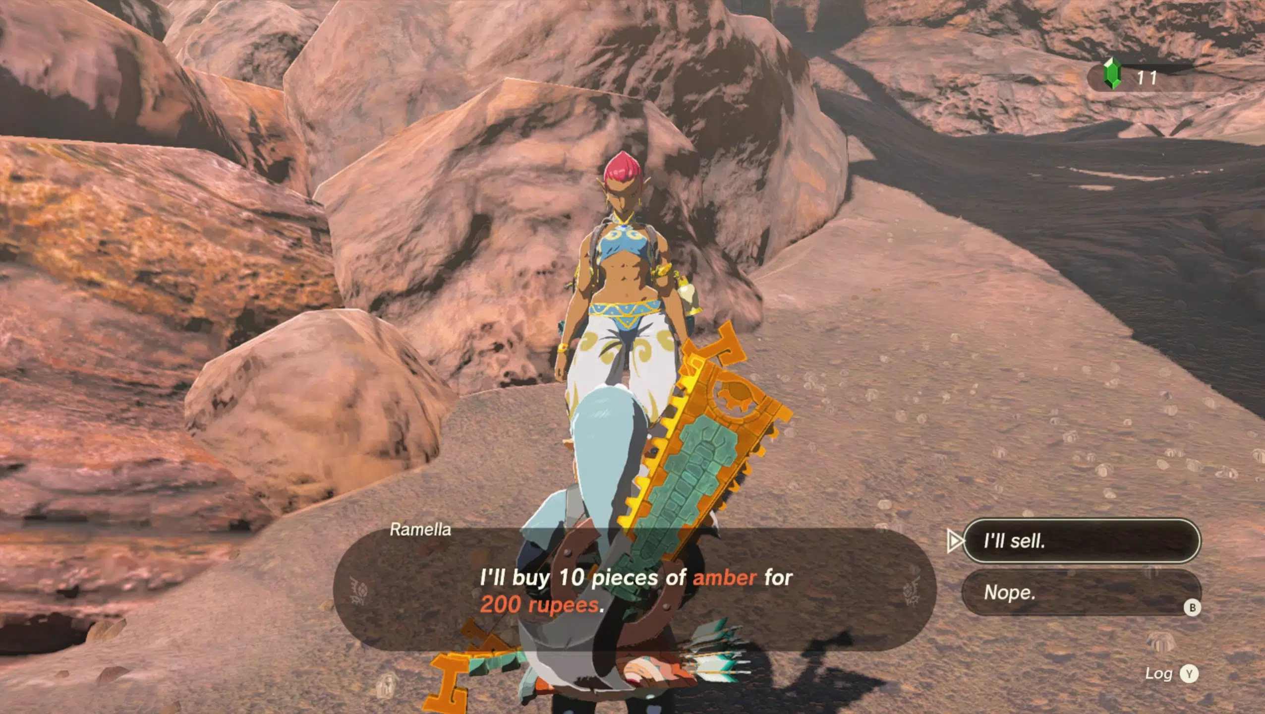 The Legend of Zelda: Tears of the Kingdom - Amber Dealer: Sell 10 Amber ...