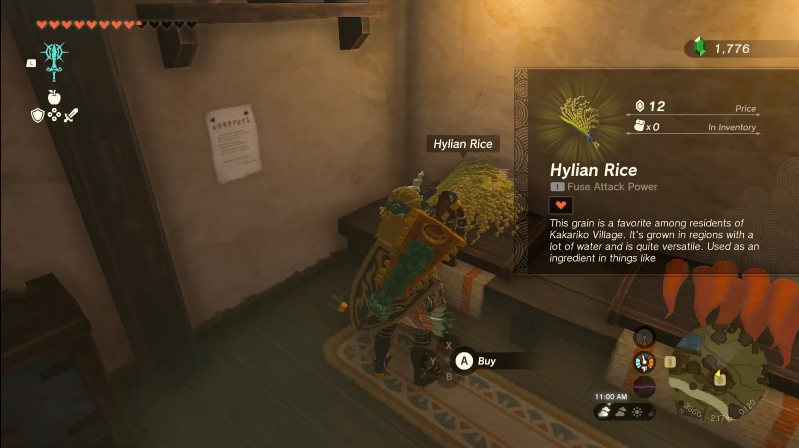 The Legend of Zelda: Tears of the Kingdom - Gourmets Gone Missing: Buy Hylian Rice at Hateno ...