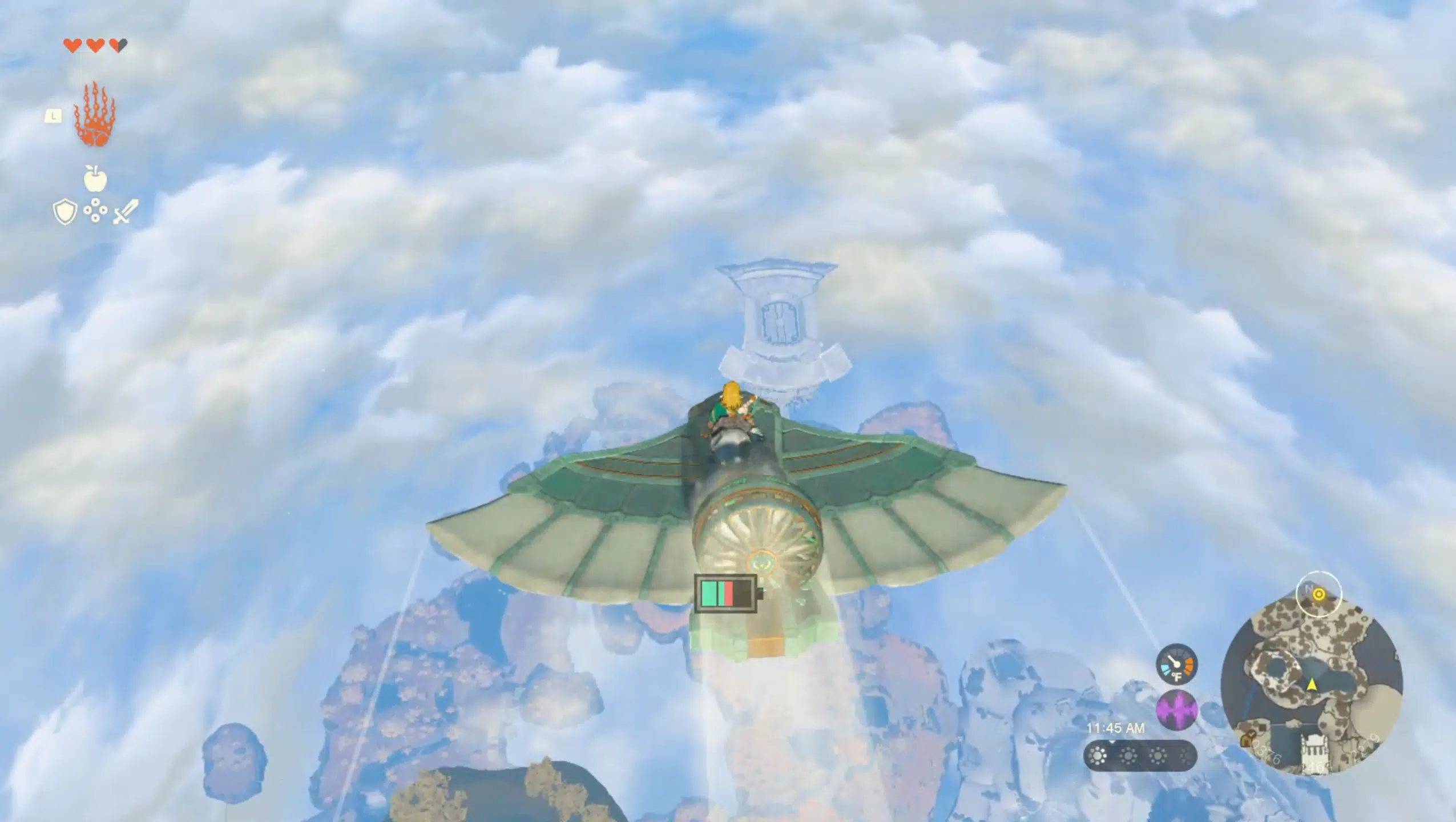 The Legend of Zelda: Tears of the Kingdom - Ultrahand a Zonai Wing and ...