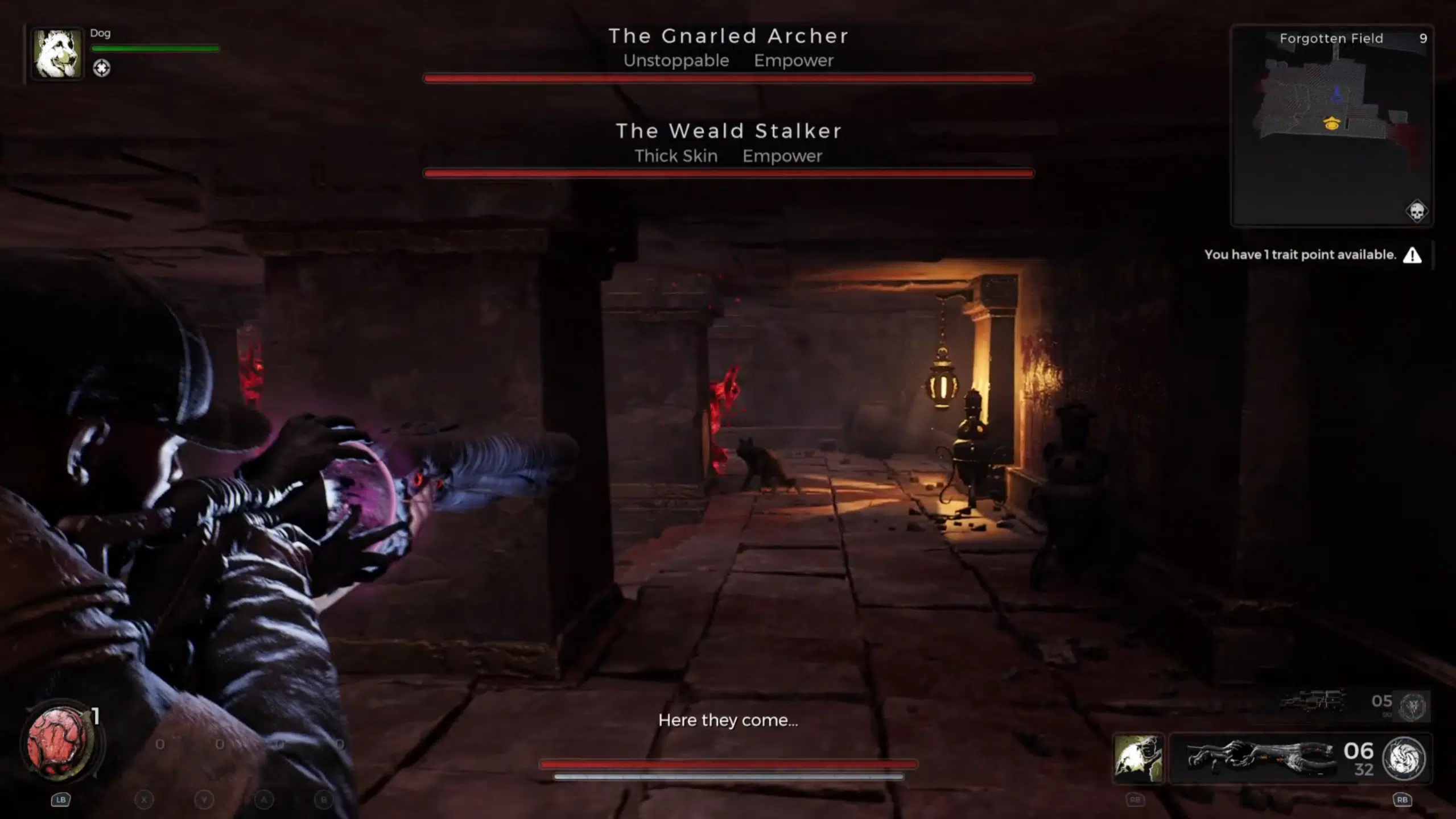 Remnant 2 - Forgotten Field: Slay the Weald Stalker (Thick Skin and Empower) Xbox Series X ...