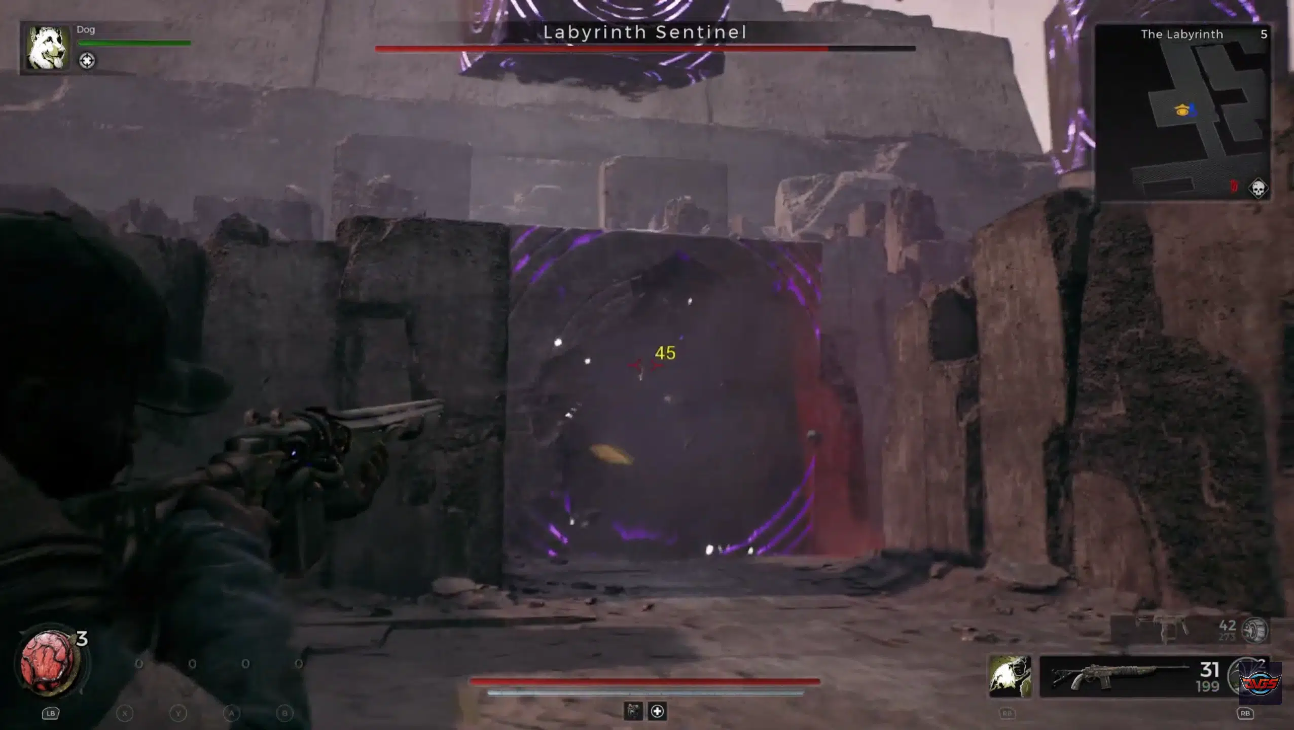 Remnant 2 - The Labyrinth Sentinel Boss Fight Avoid Rolling Cubes and ...