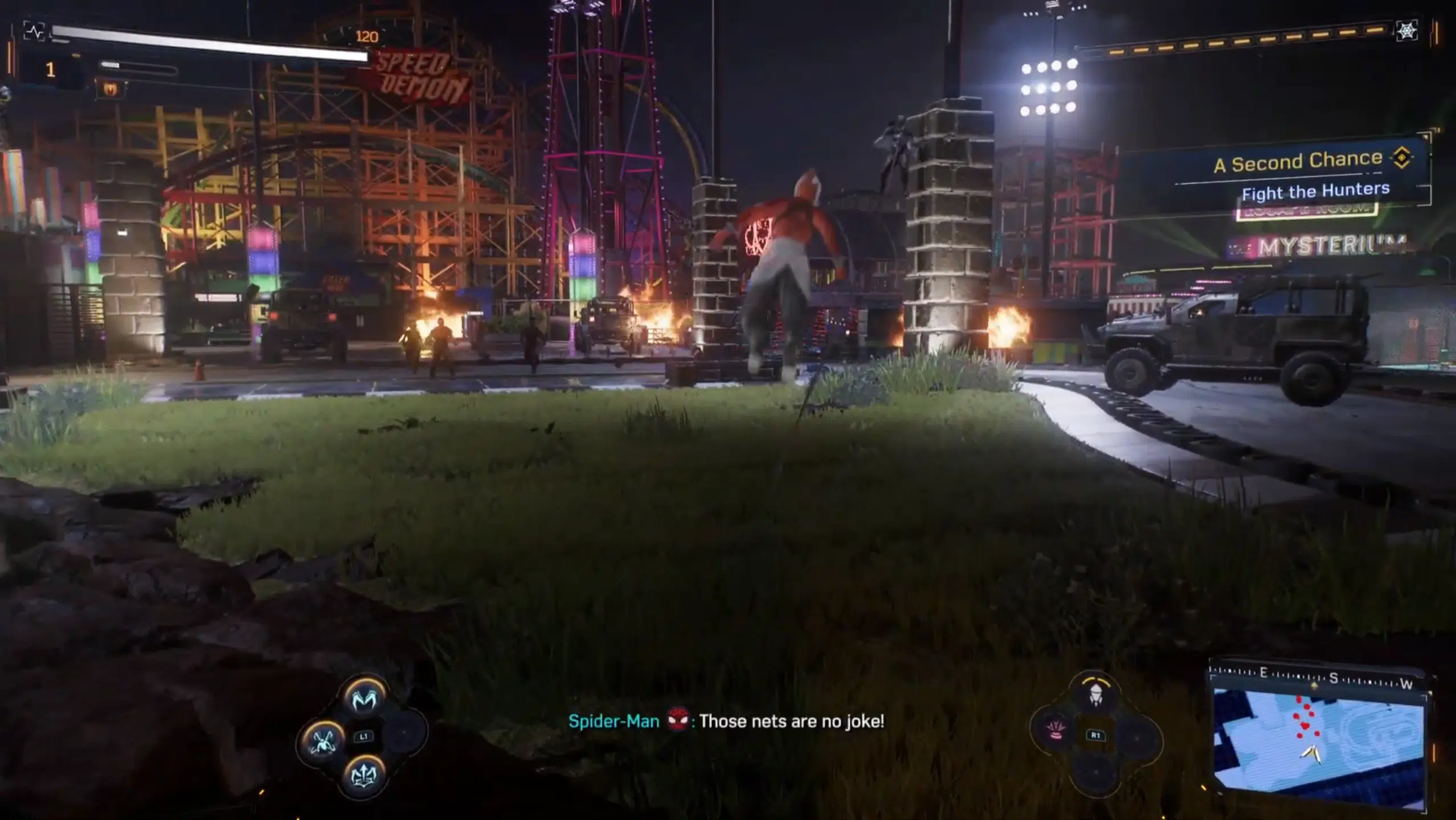 Spider-Man 2 - A Second Chance: Fight the Hunters: Aerial Combos, Parry ...