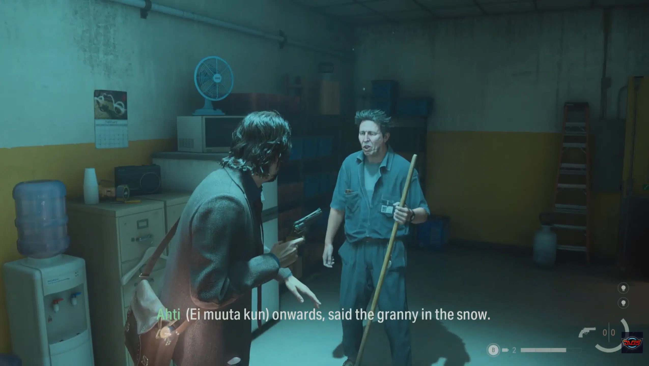 Alan Wake 2 - Initiation 7 Masks: Talk To Ahti at Studio "Door Didn't ...