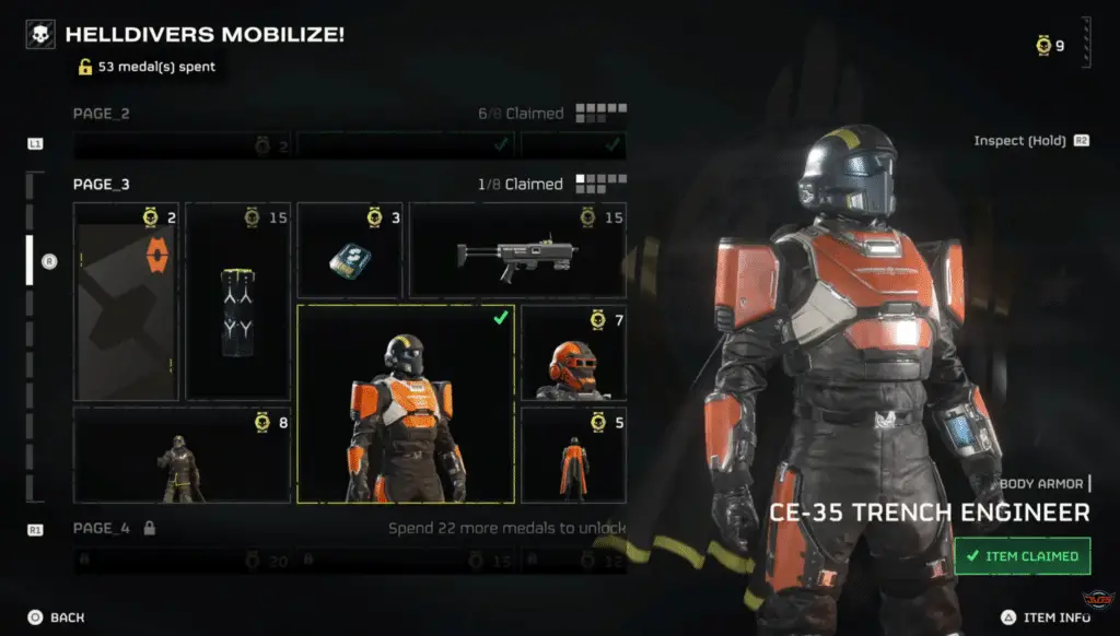 Helldivers 2 - Customize | Purchase R-63 Diligence Marksman Rifle | | CE-35 Trench Engineer ...