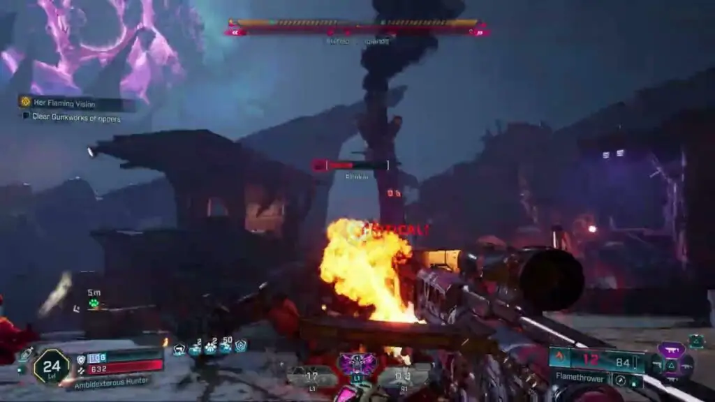 Borderlands 4 - Her Flaming Vision: Reach Gunkworks and Clear All ...